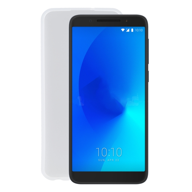 กรณีโทรศัพท์ TPU สำหรับ Alcatel 3 2018 (5052) (สีขาวโปร่งใส)