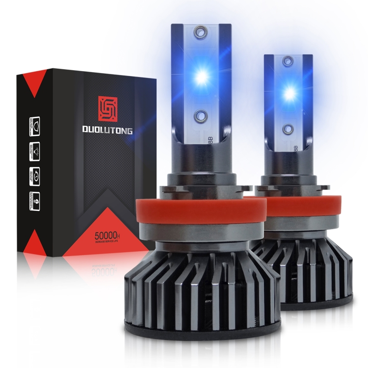 1 คู่ F2 H11 DC9-23V / 24 วัตต์ / 8000 พัน / 2500LM IP67 รถ LED 3570 ...