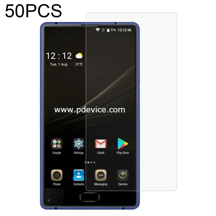 50 ชิ้น 0.26 มิลลิเมตร 9 H 2.5D ฟิล์มกระจกนิรภัยสำหรับ Doogee Mix Lite