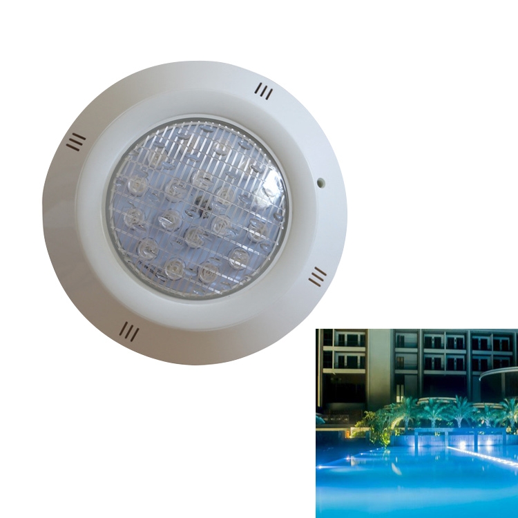 Swimming Pool ABS Wall Lamp LED Underwater Light, Power:18W(Warm White)