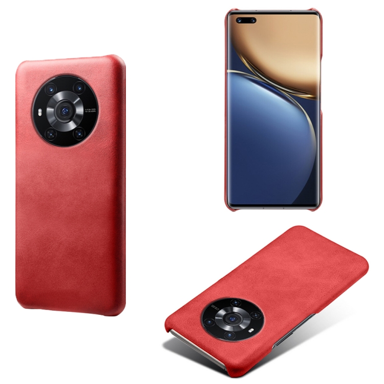 สำหรับเกียรติยศ Magic3 เนื้อลูกวัว PC + PU Case Phone (สีแดง)