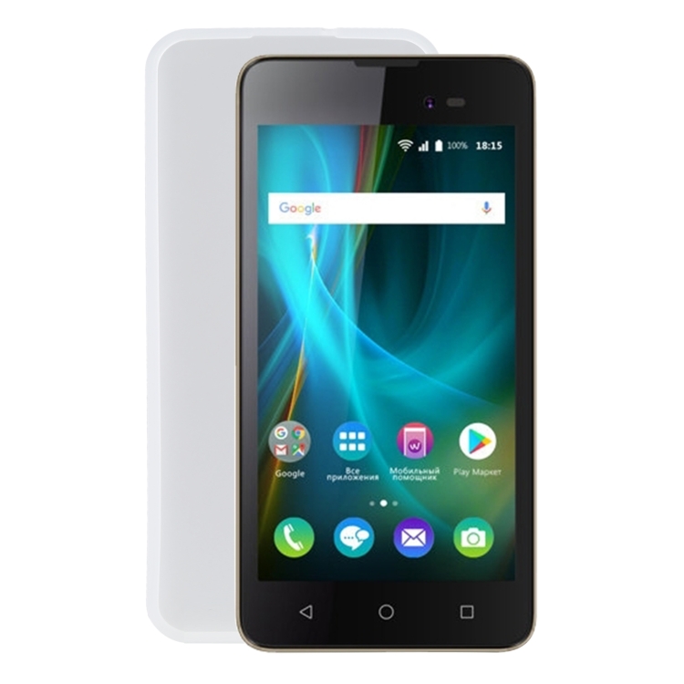 กรณีโทรศัพท์ TPU สำหรับ BQ 5035 (พุดดิ้งสีขาวใส)