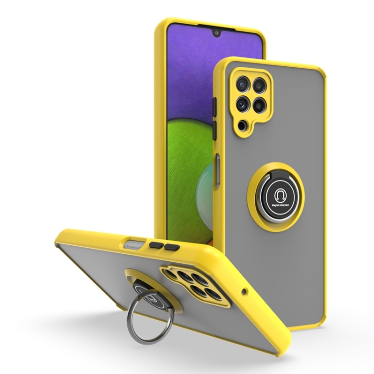 สำหรับ Samsung Galaxy A22 4G Q Shadow I Ring Kickstand PC และเคส ...