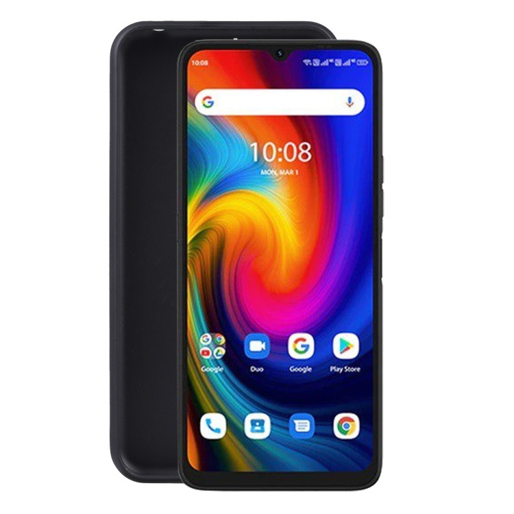 สำหรับ UMIDIGI F3/F3 4G/F3 5G/F3 SE/F3S TPU เคสโทรศัพท์ (สีดำพุดดิ้ง)