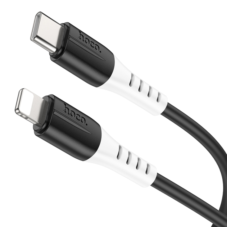 hoco 20W X82 3A PD USB-C / Type-C to 8 Pin Silicone Charging Data Cable ...