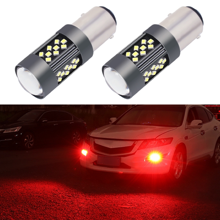 Spot & Fog Lights - 1 Pair 1157 12V 7W Continuous Car LED Fog Light(Red ...