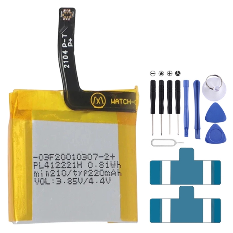 220mAh PL412221H für Huami Amazafit GTS Li-Polymer Akku Ersatz