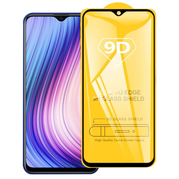 Vivo Y5s 9D 전체 접착제 전체 화면 강화 유리 필름