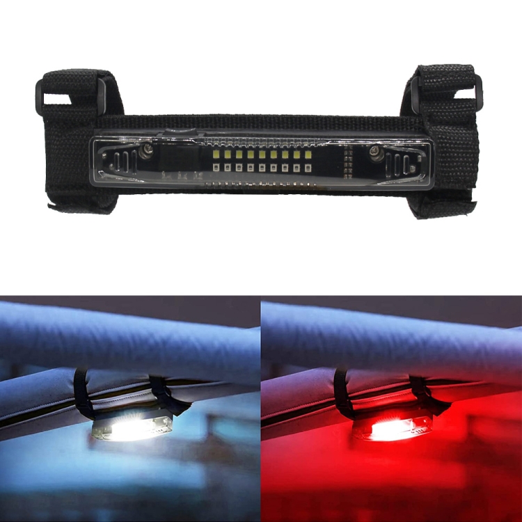 For UTV ATV Polaris RZR Golf Cart Motorcycle Two-color LED Guard Bar ...