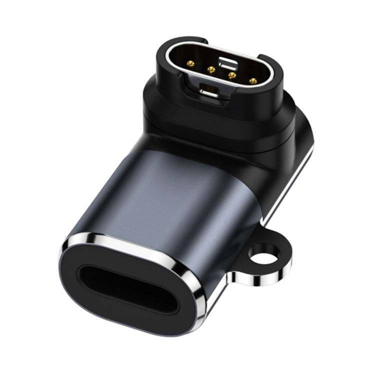 For Garmin Watch Charging Adapter, Interface:8 Pin 90 Elbow