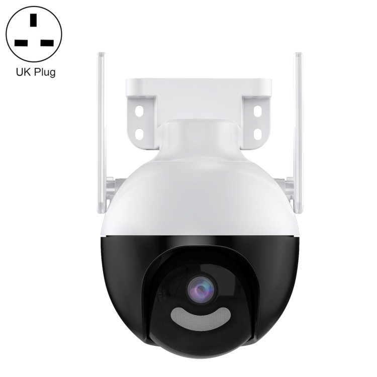 A18 4MP HD Wireless WiFi Smart Surveillance Camera, Specification:UK Plug