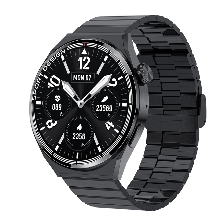 MD3MAX Porsche Ver 1.39 inch Round Screen Steel Strap Smart Watch ...