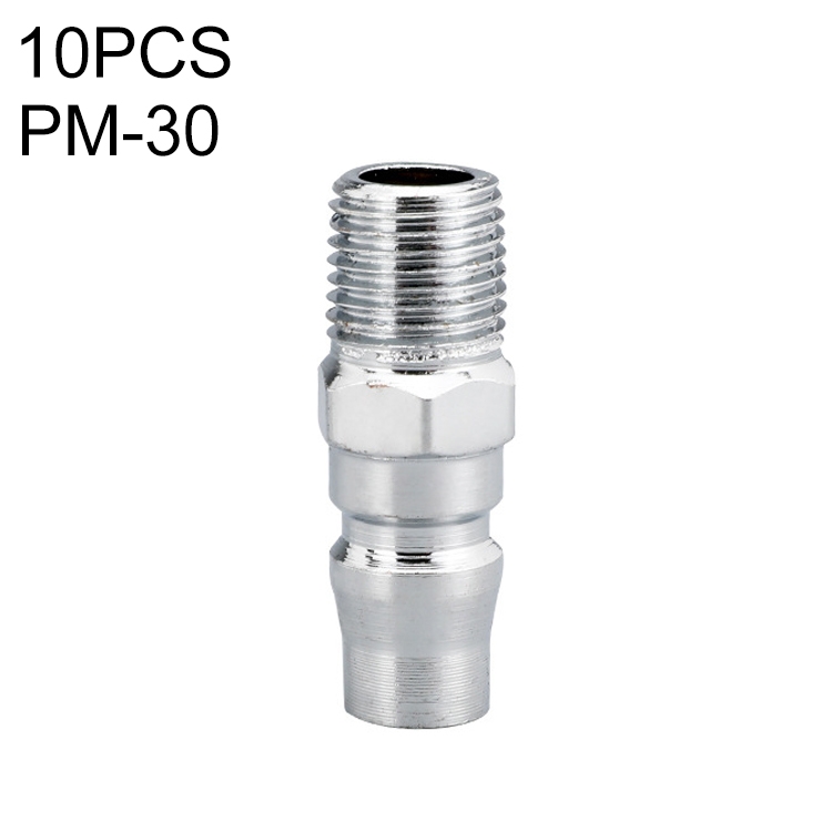 LAIZE PM-30 10pcs C-type Self-lock Air Tube Pneumatic Quick Fitting ...