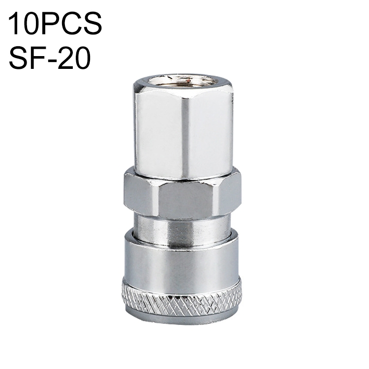 LAIZE SF-20 10pcs C-type Self-lock Air Tube Pneumatic Quick Fitting ...