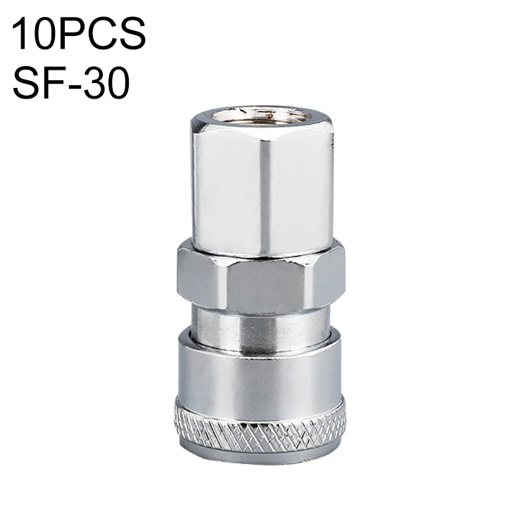 LAIZE SF-30 10pcs C-type Self-lock Air Tube Pneumatic Quick Fitting ...