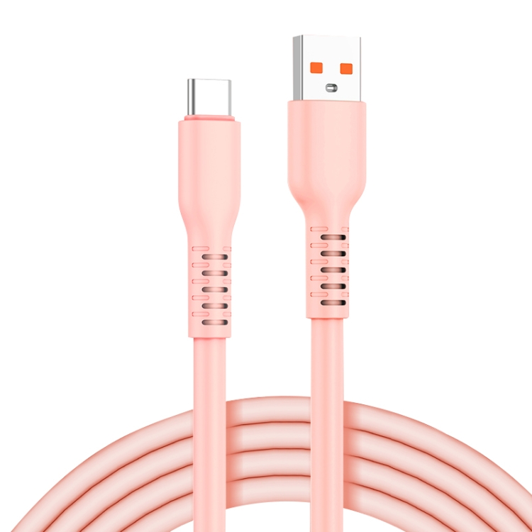 ADC-014 6A USB to USB-C/Type-C Liquid Silicone Data Cable ความยาว:1 ม. ...