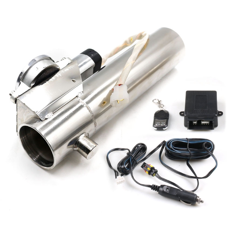 Exhaust Pipes - 3 inch Car Stainless Steel Straight Pipe Remote Control ...