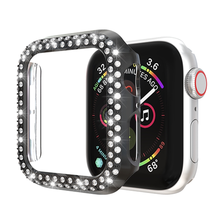 สำหรับ Apple Watch Series 5 และ 4 44mm Double Row Diamonds เคสป้องกัน ...