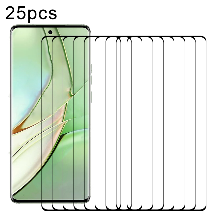 Para Motorola Edge 40 25pcs 3D Borda curva Tela cheia Filme de vidro ...