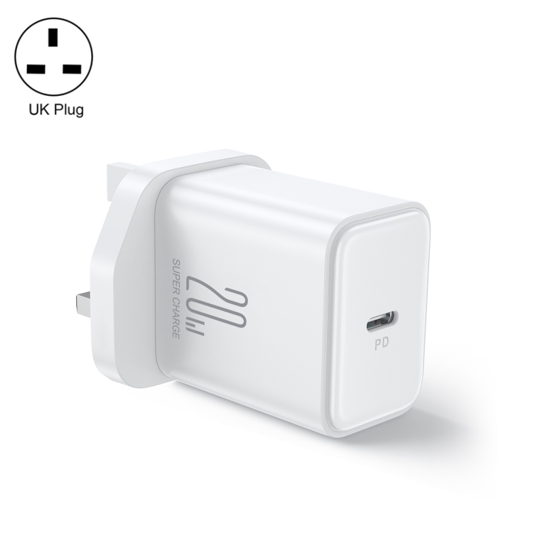 JOYROOM TCF06 Flash Series 20W USB-C/Type-C Single Port Charger ...