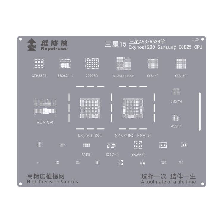 For Samsung Series Exynos 1280 Repairman High Precision Stencils CPU ...