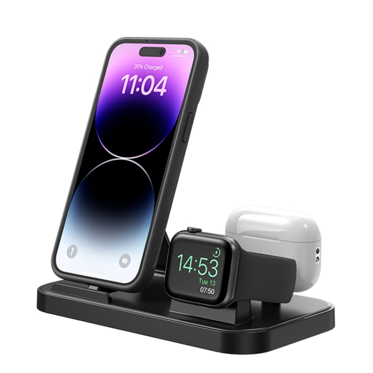 WA29 4 in 1 Magnetic Watch Wireless Charging Station with Dual 8 Pin ...