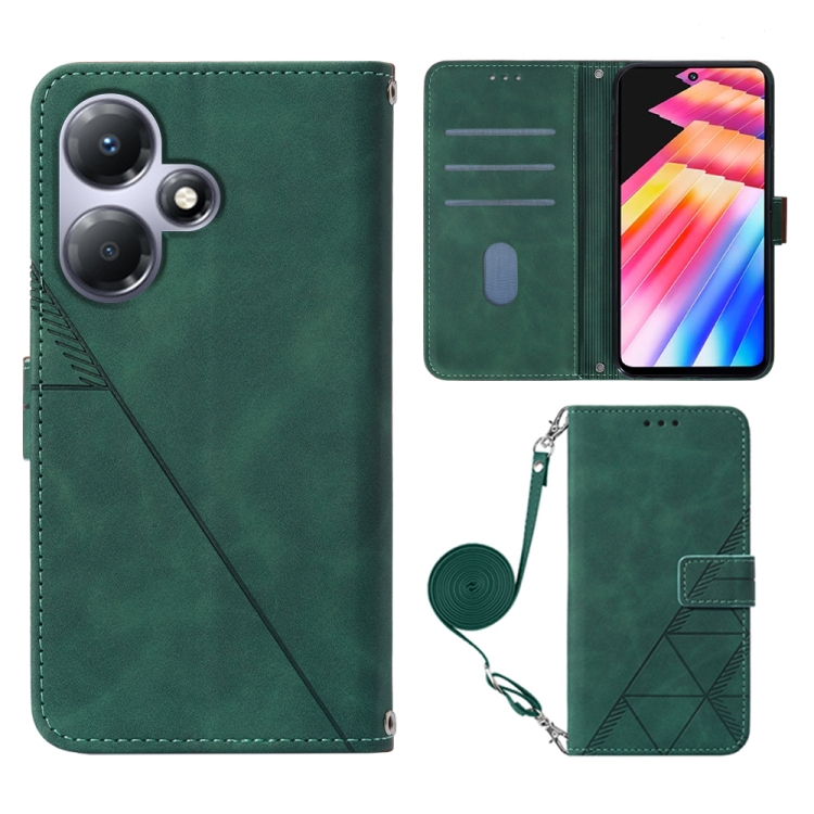 สำหรับ Infinix Hot 30 Play / X6835 Crossbody ซองใส่โทรศัพท์หนังพลิกลาย ...