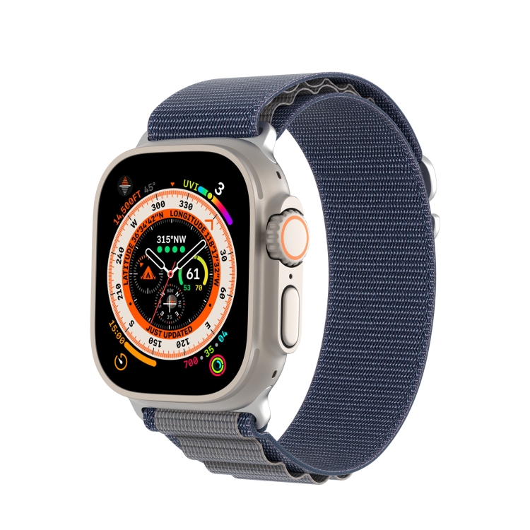 For Apple Watch Ultra 2 49mm DUX DUCIS GS Series Nylon Loop Watch Band ...