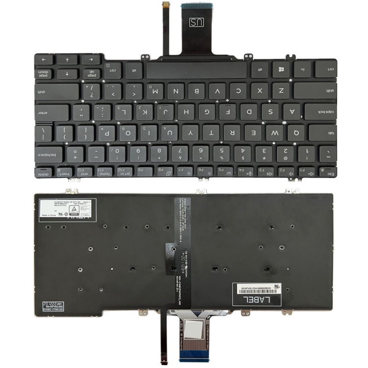 For Dell Latitude 7300 5300 5200 US Version Backlight Laptop Keyboard ...