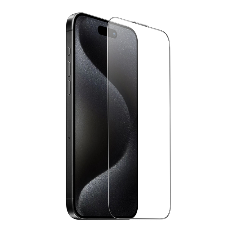 ฟิล์มกระจกนิรภัยกันฝุ่นทรงเพชรโค้งใหญ่ Hoco A34 9D สำหรับ iPhone 16 Pro Max