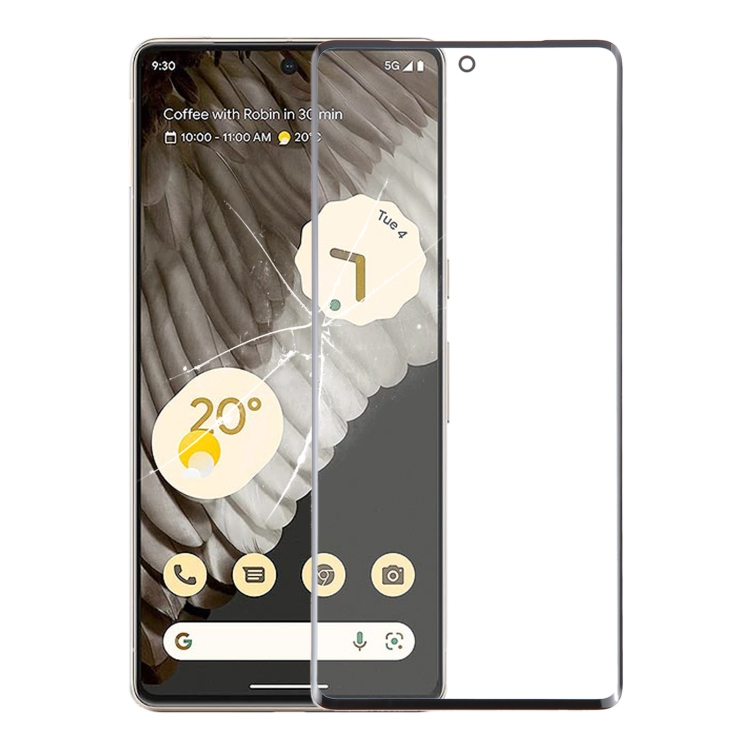 For Google Pixel 7 Pro Front Screen Outer Glass Lens with OCA Optically ...