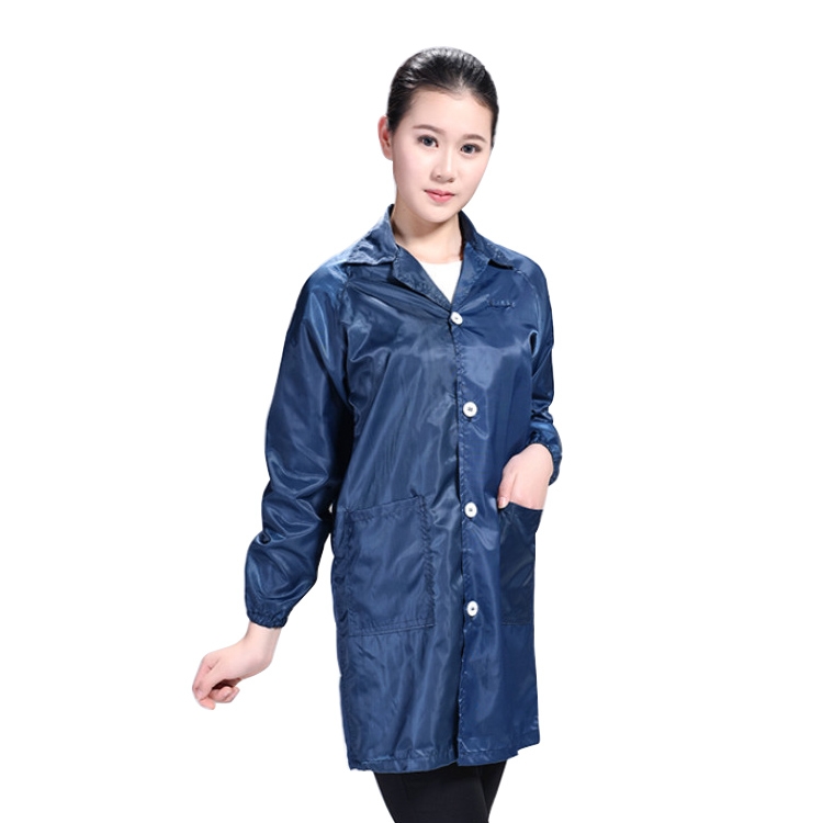 Electronic Factory Anti Static Blue Dust-free Clothing Stripe Dust ...