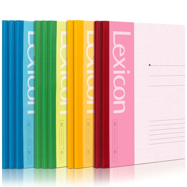 Deli 7653 Notebook A5 Wireless Binding Soft Surface Simple Notepad ...