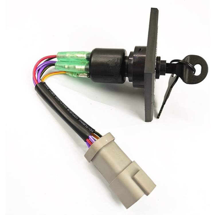 For Bombardier Outboard Ignition Switch Key Panel Marine BRP Starter ...
