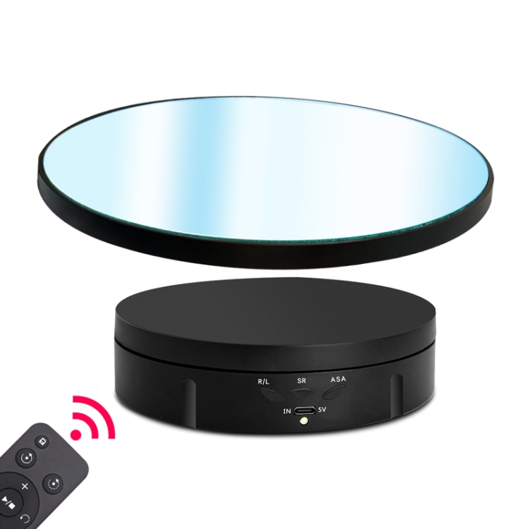 22cm Mirror Electric Rotating Display Stand Live Video Shooting Props ...