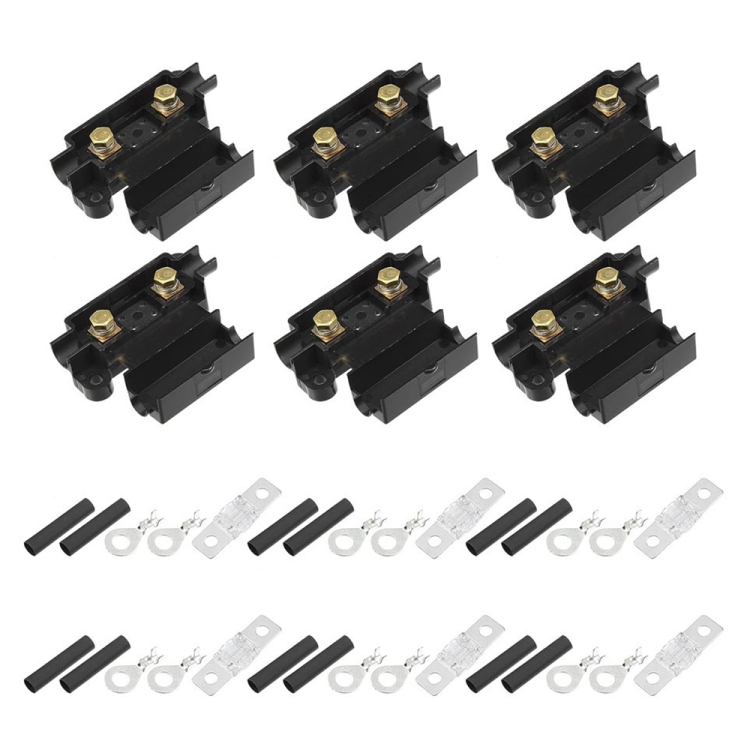 6 in 1 For Dual Battery Systems ANS Car Fuse Holder Fuse Box Kit ...