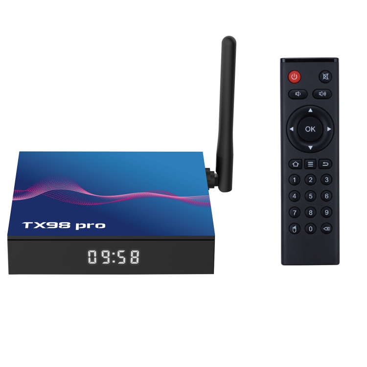 T98 Pro 4K Ultra HD Android 12.0 Smart TV Box có điều khiển từ xa, 2GB ...