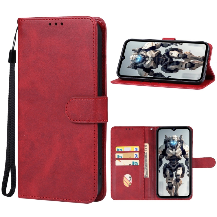 For Fossibot F102 Leather Phone Case(Red)