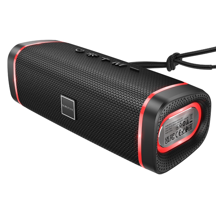 BOROFONE BR32 Sound Arc Sports TWS Bluetooth 5.3 Speaker Support TF Card / FM(Black)