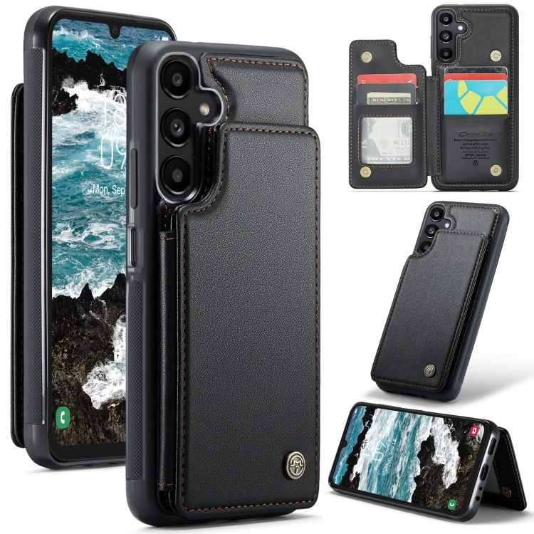 สำหรับ Samsung Galaxy A25 4G CaseMe C22 PC + TPU ธุรกิจสไตล์ RFID ซอง ...