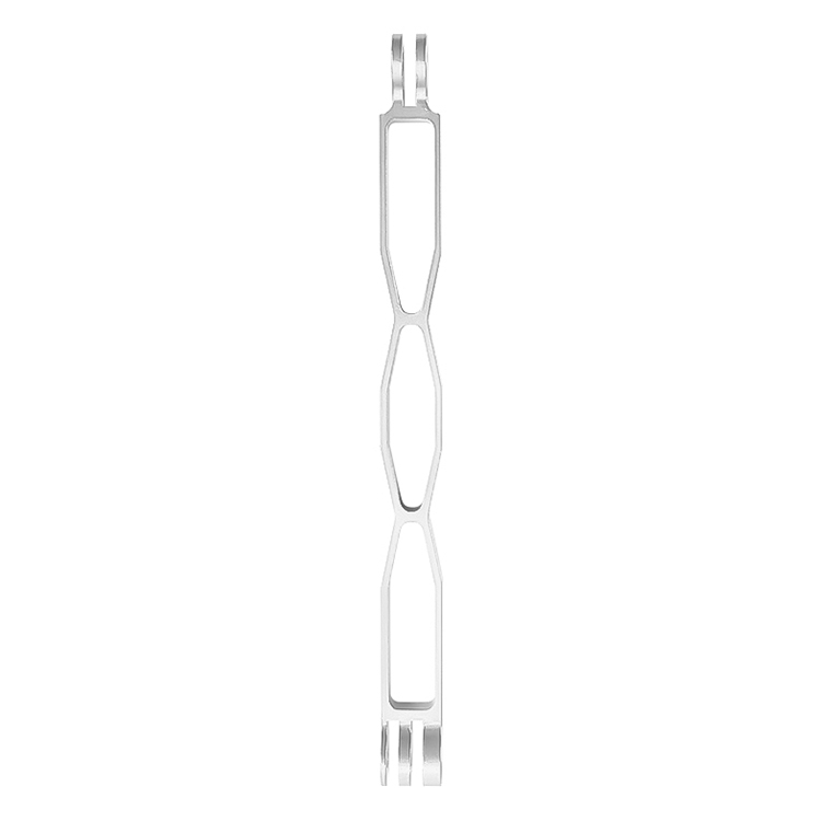 20cm Aluminium Extension Arm Hollow Grip Extenter(Silver)