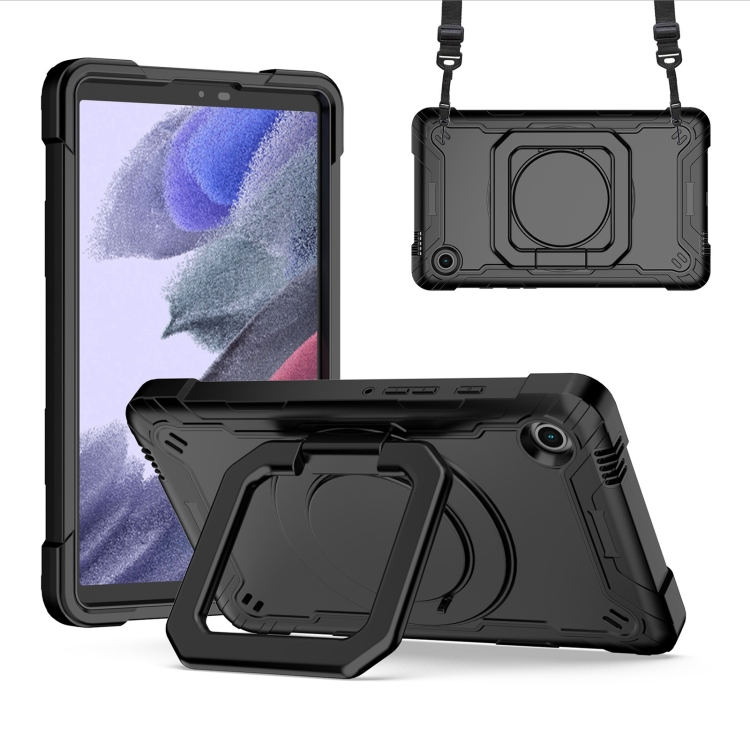For Samsung Galaxy Tab A9 Handle Robot Silicone Hybrid PC Tablet Case ...