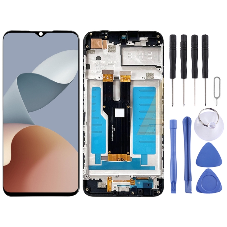SUNSKY - ⁧ل ZTE بليد A73 4G 7060 شاشة LCD محول الأرقام الجمعية الكاملة ...