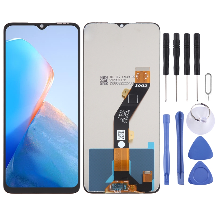 Infinix Smart 7 X6515 OEM LCD 화면(디지타이저 전체 조립 포함)