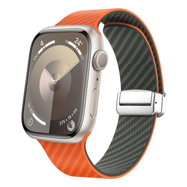 Для Apple Watch SE 40 мм ремешок для часов из углеродного волокна с ...