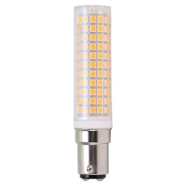 BA15D 15W 136 LEDs หลอดไฟ LED ข้าวโพดแบบหรี่แสงได้ SMD 2835, AC220-240V ...