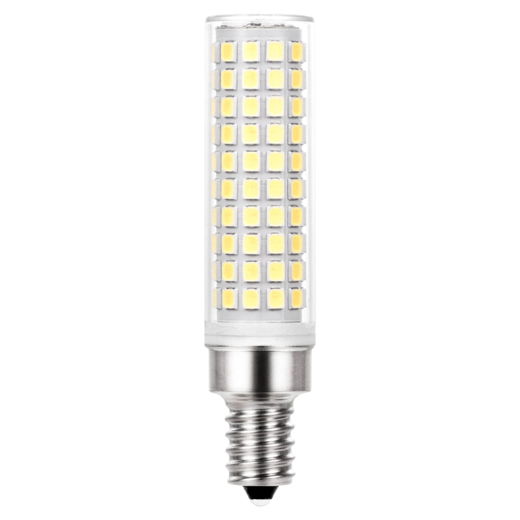 E12 15W 136 LEDs SMD 2835 Dimmable Corn Light Bulb, AC110-130V(White Light)