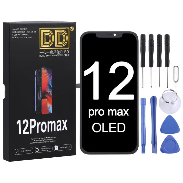 For iPhone 12 Pro Max Hard DD OLED LCD Screen with Digitizer Full ...