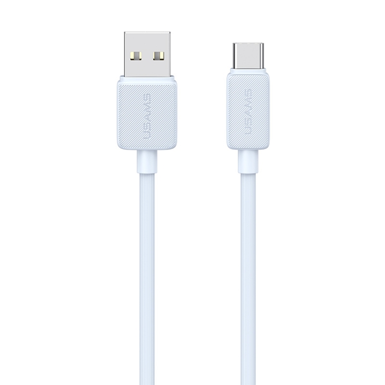 USAMS US-SJ698 USB to USB-C / Type-C 3A Striped Fast Charge Data Cable ...