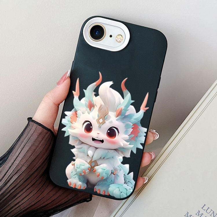 เคสโทรศัพท์ Loong Baby PC Hybrid TPU สำหรับ iPhone 7 / 8 / SE 2022 (สีดำ)